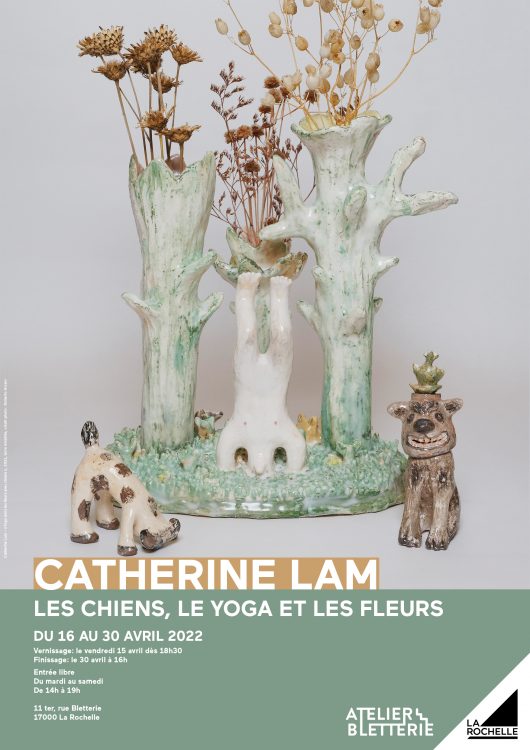 Catherine Lam, les chiens, le yoga et les fleurs - Marguerite La Rochelaise